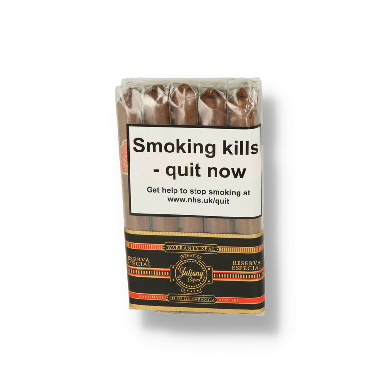 Juliany Reserva Especial Corojo Cigars - Pack of 10