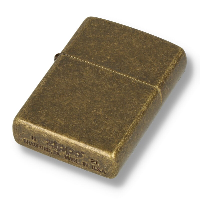 Zippo 201FB Antique Brass – Classic Everyday Lighter | Black Swan Shoppe